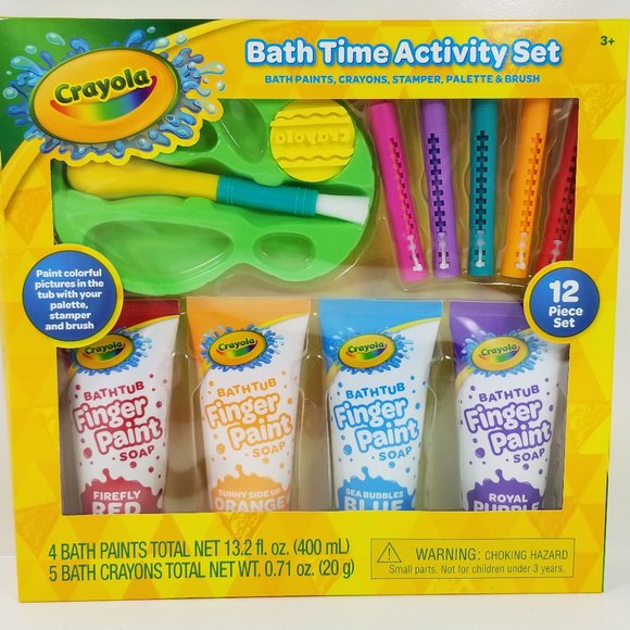 Crayola | Bath, Skin & Hair | Crayola Bath Time Activity Set In Box ...